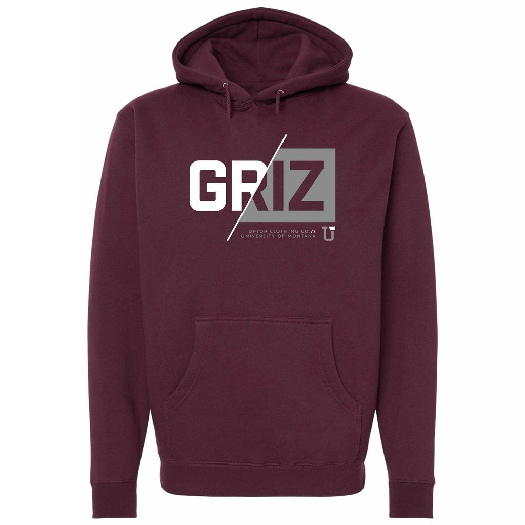 UPTOP // GRIZ HALF FLEECE HOODIE